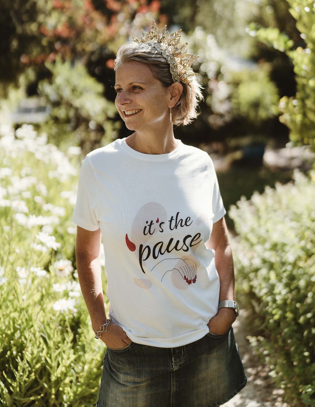 It's the 'pause | for women who live life in full bloom 🌺 – it's the 'pause